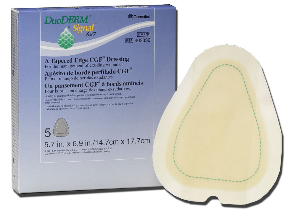 Hydrocolloid Dressing DuoDERM Signal 6 X 7 Inch Triangle – Members ...